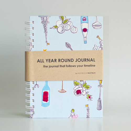 All Year Round Journal (unfilled Dates / Months / Years) - Paris Party ...